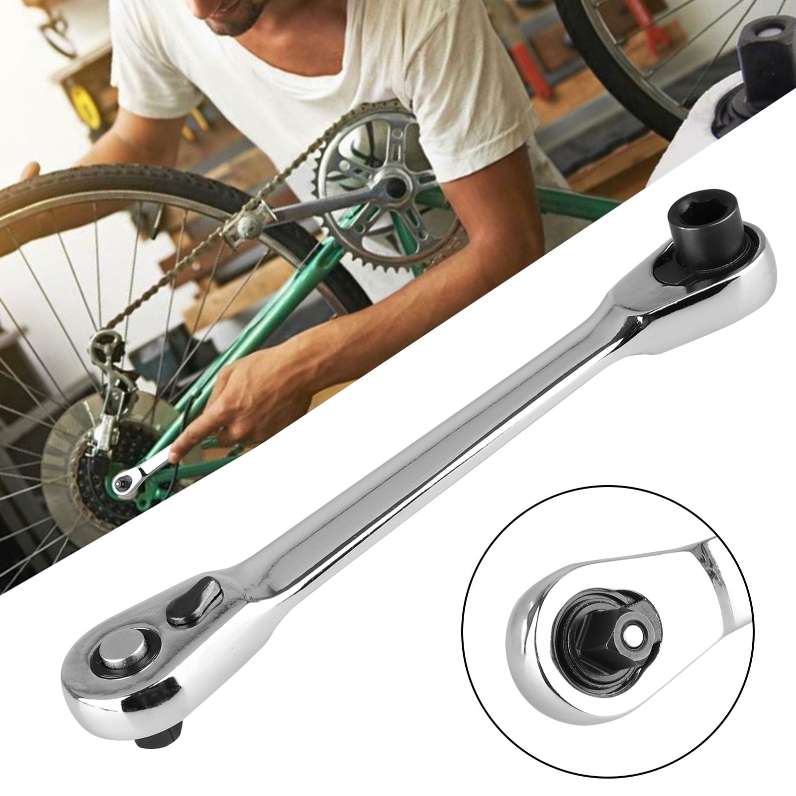 TSV Professional 1 4 Inch Mini Ratchet Wrench 72 Teeth Drive Ratchet tsv-professional-1-4-inch-mini-ratchet-wrench-72-teeth-drive-ratchet