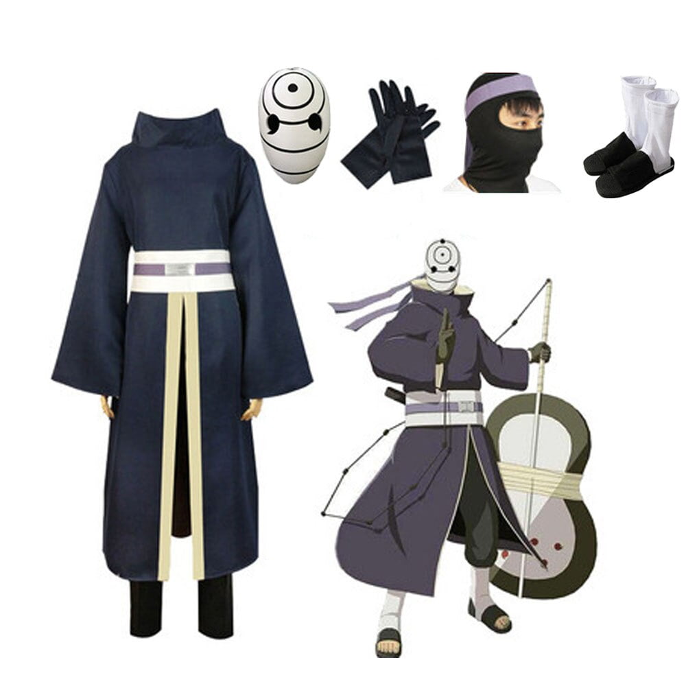 Naruto Anime Cosplay Akatsuki Cloak Kakashi Uchiha Madara Hyuga Hinata ...