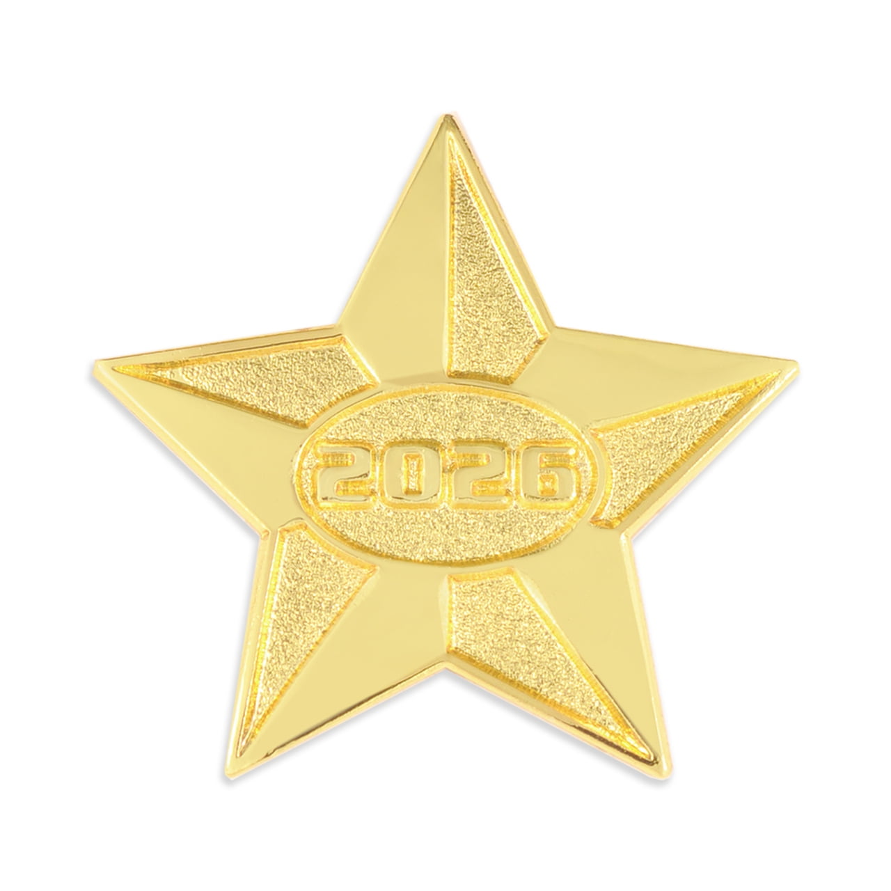 PinMart 2026 Gold Star Pin - 25 Pack - Walmart.com