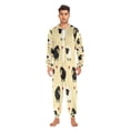 1-Pack Onesie Adult Hooded Pajamas, Soft Fleece Full Zip One Piece ...