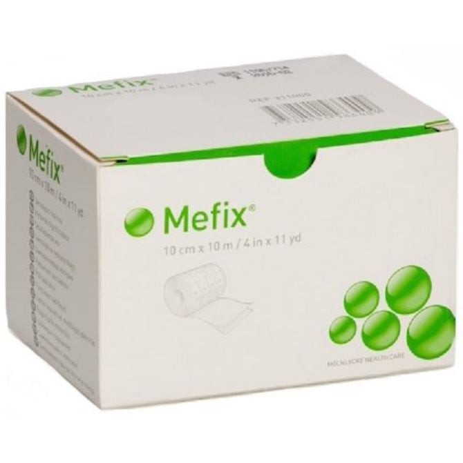 Mefix Skin Friendly Dressing Retention Tape 311099, 4 Inch x 11 Yard ...