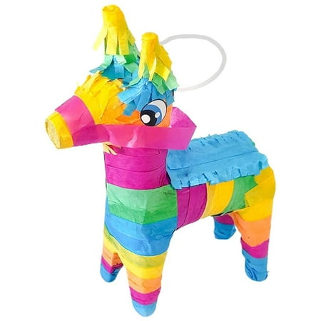 Mini Donkey Pinatas：Cinco De Mayo Rainbow Mexican Pinata Decoration ...