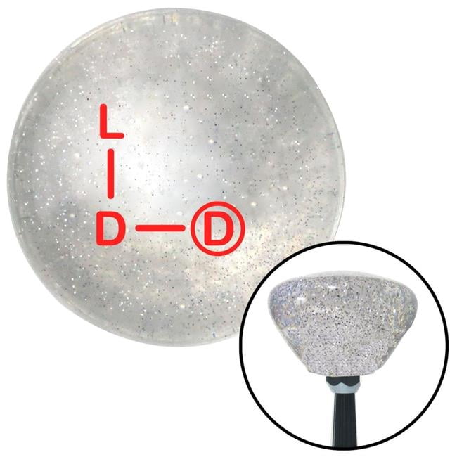 American Shifter Red Shift Pattern 55n Clear Retro Metal Flake Shift ...