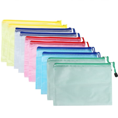 Zipper Document Bag, Medium Transparency Strong Zip File Pocket For ...