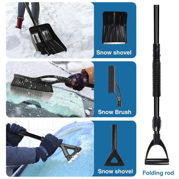 Blade Snow Shovel With Wooden Handle, 25 in. - Walmart.com