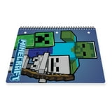 Minecraft 1-Subject Spiral Notebook, Wide Ruled, 80 Sheets, Multi-Color ...