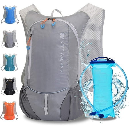 Hydration Pack Backpack with 2L BPA-Free Bladder, Adjustable Padded ...