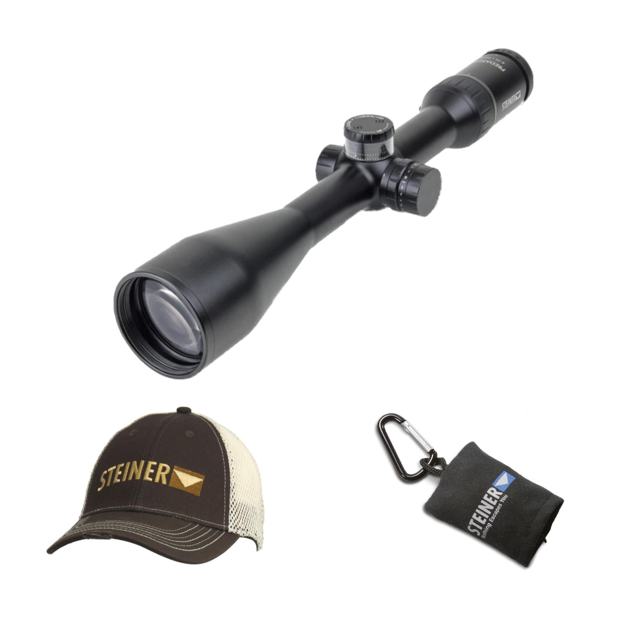 Steiner 3-24x50 Predator 8 Riflescope (E3 Reticle) Bundle with Steiner ...