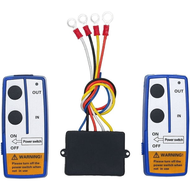Heavy-Duty Wireless Winch Remote Control Kit, Ergonomic Design For Safe ...