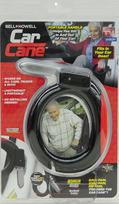 As Seen On TV Car Cane Mobility & Standing Aid with Built-in Flashlight ...
