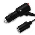 12V24V Car Cigarette Lighter Socket Extension Cord Cable with On/Off ...