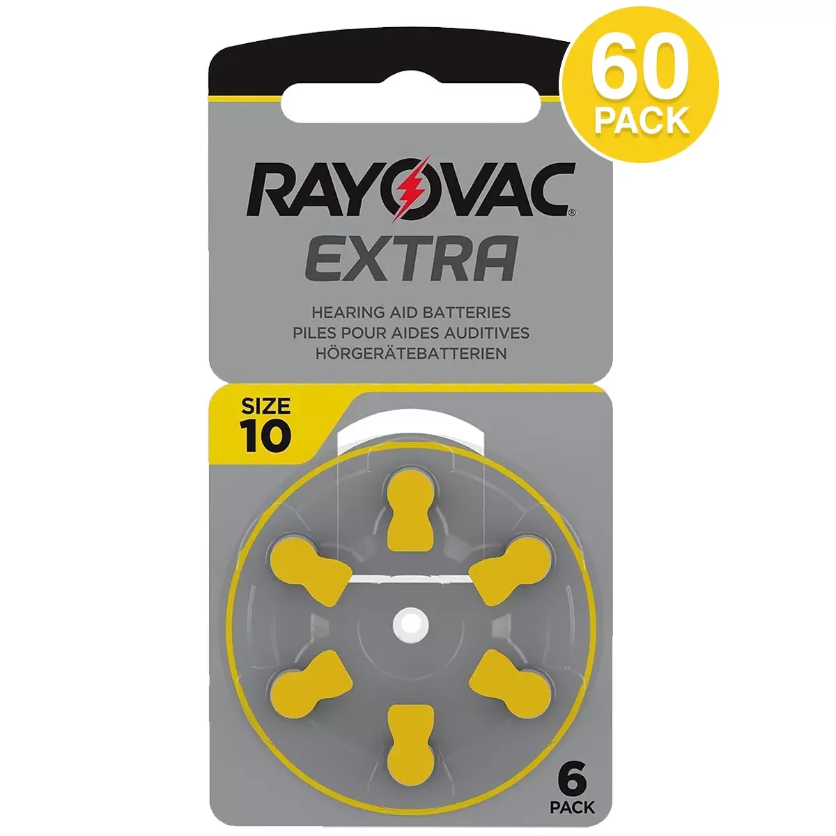 Click here for Rayovac Extra Size 10 Hearing Aid Batteries (60 Pa... prices