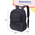 J World Dexter Backpack, Black, One Size - Walmart.com