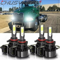 For 2008-2019 MACK CXU Truck CXU600 9005+9006 LED Headlight Bulbs Kit ...