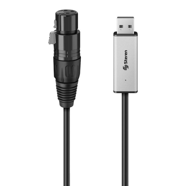 Steren Cable USB a DMX 512 para control de iluminación Steren USB-DMX ...