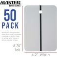 Master Elite Paint Color Matching Spray Out Metal Panel Cards (Pack of ...