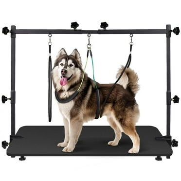 Petbobi Adjustable Dog Grooming Arm with Clamp and Loop for Trimming ...