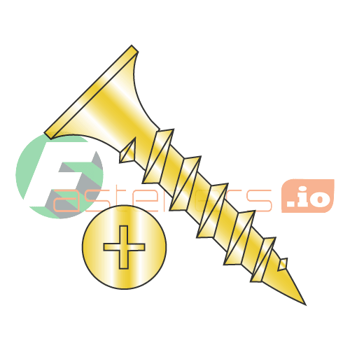 #10 x 6" Coarse Drywall Screws / Phillips / Bugle Head / Steel / Zinc ...