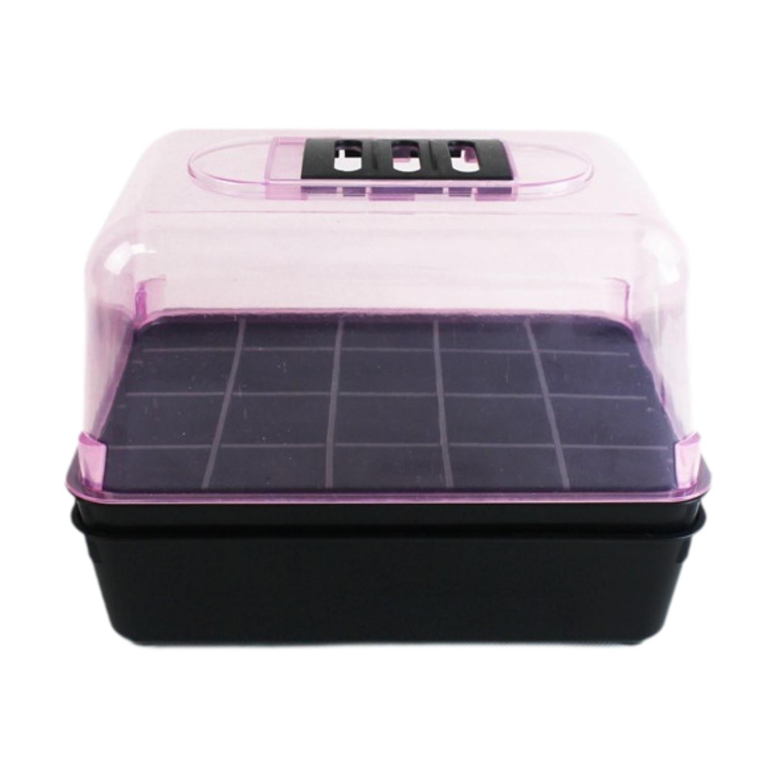 Seedling Starting Tray with 20 Cells Transparent Lid for Balconies ...