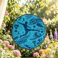 RKSupls Round Stained Glass Window Suncatcher, Soccer Strike Player ...
