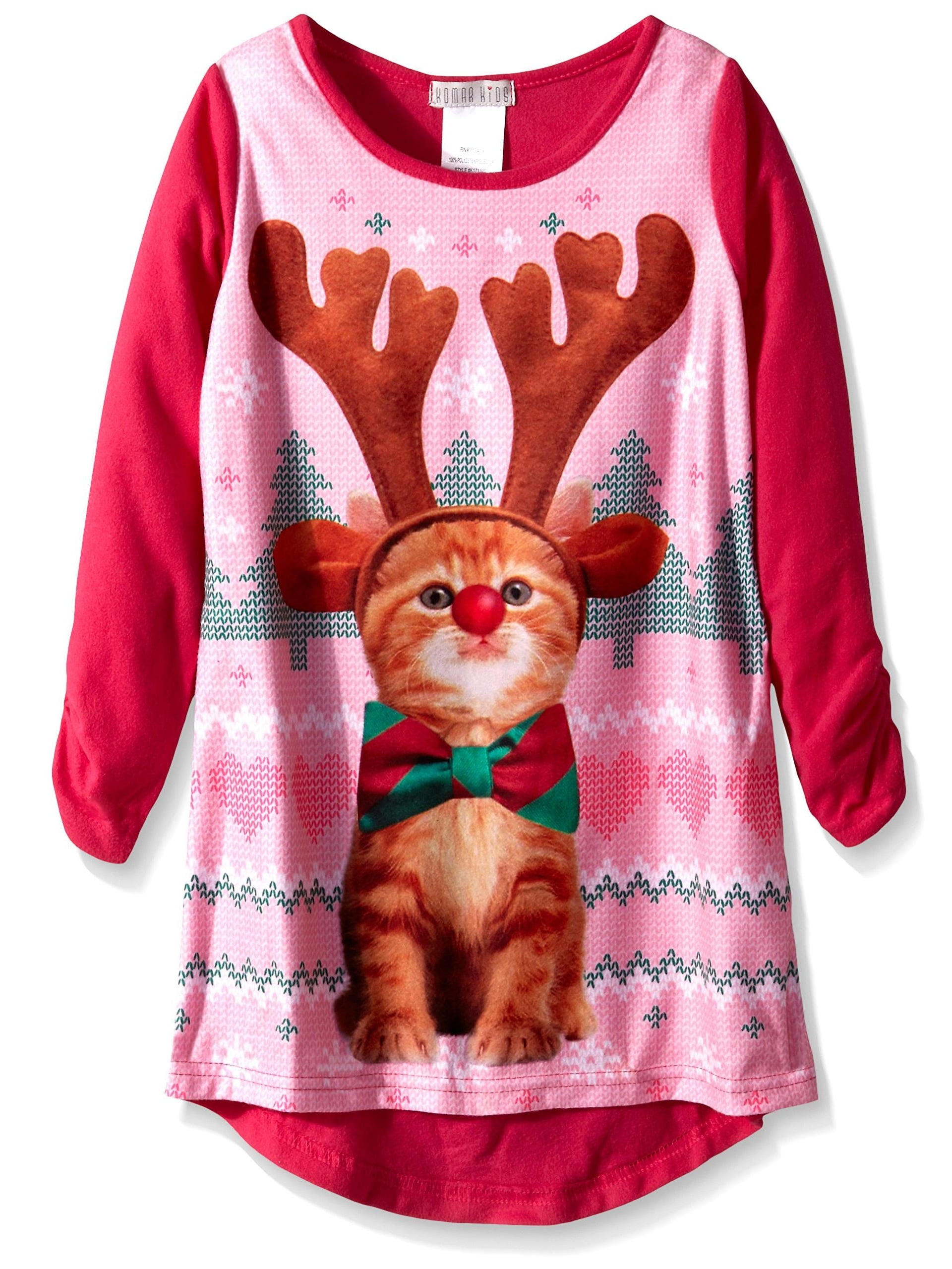 Girls' Long Sleeve Nightgown Pajamas, Sizes 2-16, Christmas, Size: 8 ...