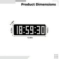 13 in / 32 cm LED Pixel Timer, Digital Retro Clock, Programmable ...