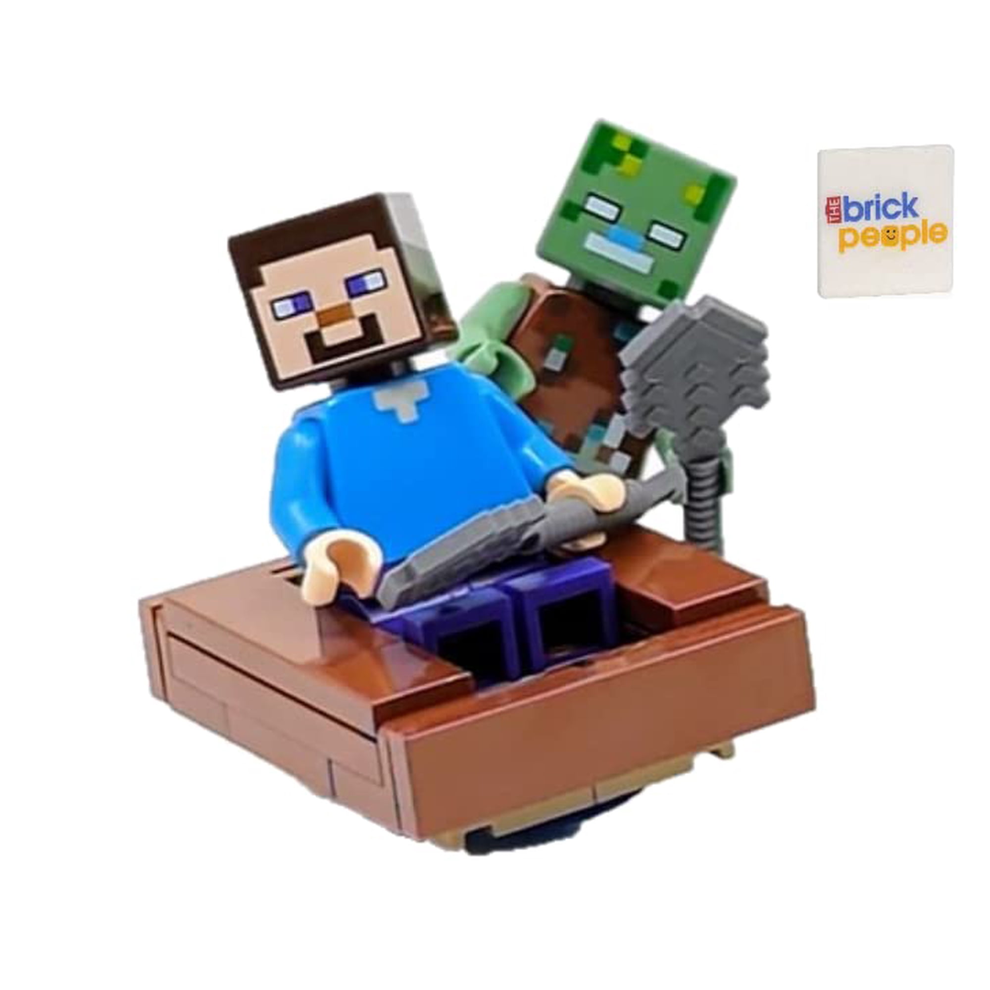 Click here for Lego Minecraft: Steve With Drowned Zombie Minifigu... prices