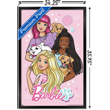 Mattel Barbie - Cute Wall Poster, 22.375" x 34" Framed - Walmart.com