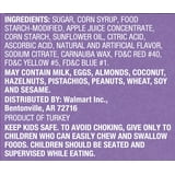 Great Value Tangy Fruit Smiles Snacks 22 Count with Tropical Punch Blue ...