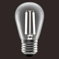 IYFFDFE-Sylvania S14 Clear LED White Filament Bulb, 2W, Dimmable, 150 LMS, Medium Base, 2700K ...