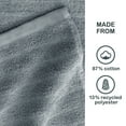 Mainstays Performance Textured Bath Towel, 54" x 30", Grey - Walmart.com