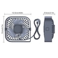 Desktop Fan Electric Fan Efficient Cooling Device ABS Texture Table Fan ...