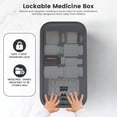 Small Lock Box,Lockable Storage Box with Combination Code for ...