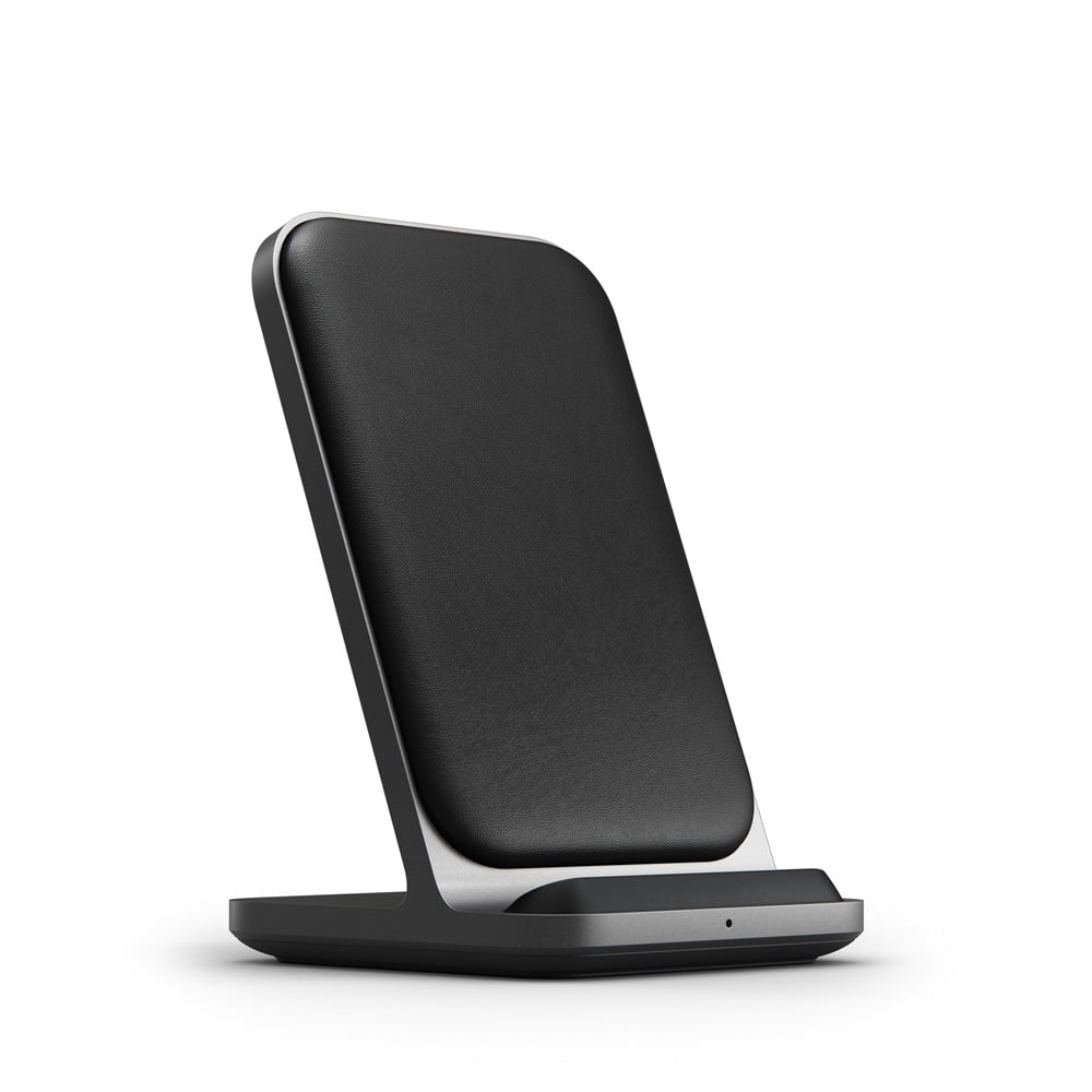 Nomad Base Station Leather Wireless Charging Stand 10W Black Wireless ...