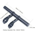 upanbike Bike Handlebar Extender, Carbon Fiber Bar, Aluminum Alloy ...