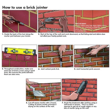 Hanheld Wall Trimming Brick Jointer Home Professional Interchangeable ...