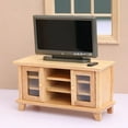 Gazechimp Simulation Miniature TV Cabinet 1:12 Dollhouse Furniture and ...