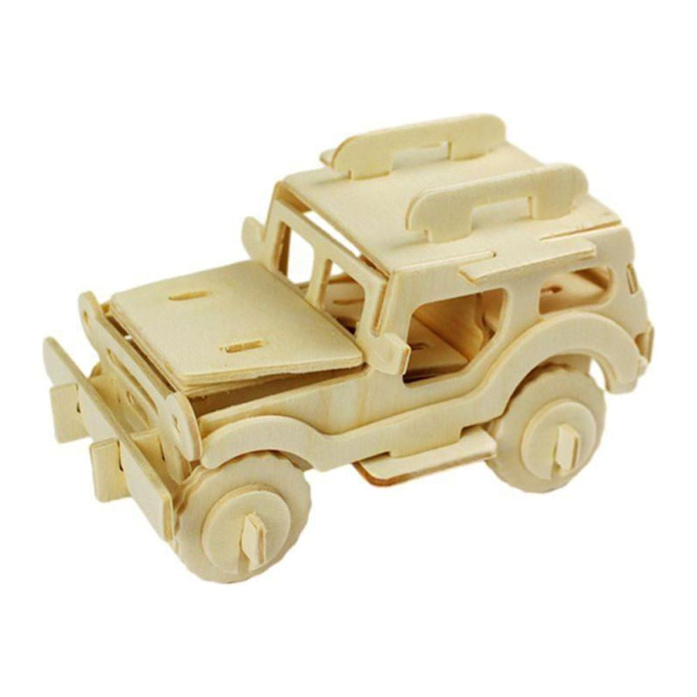 Godderr Toddler Toys Balsa Wood Airplane Kits Kids Toys Puzzled 3D ...