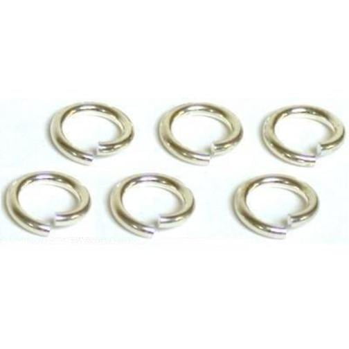 6 Jump Rings Sterling Silver Open Jewelry Charm 16 Ga - Walmart.com