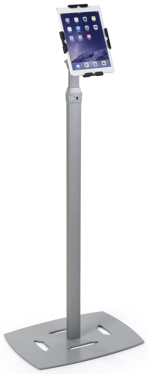 Displays2go Locking iPad Stand for Retail, Floor Mounted Design ...