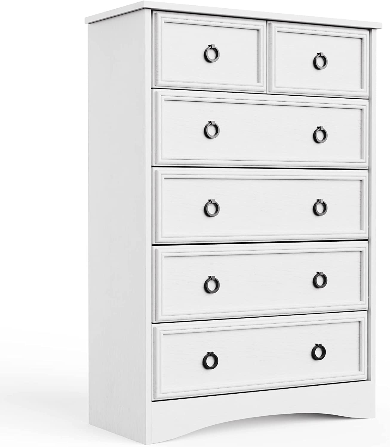 Relefree Modern 6 Drawer Dresser, Tall Storage Cabinet Chest of Drawers ...