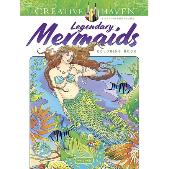 Pre-Owned Adult Coloring Books: Fantasy Creative Haven Legendary ...