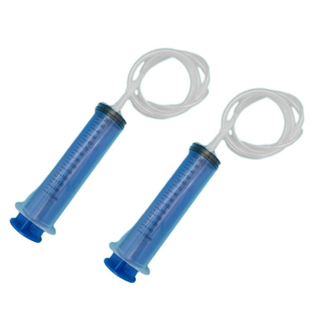 Unatoiry 2pieces Plastic Syringe For Scientific Labs And Pets Feeding ...