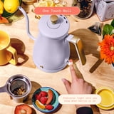 Beautiful 1-Liter Electric Gooseneck Kettle 1200 W, Lavender by Drew ...
