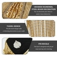 2Pcs Rhinestone Shoulder Tassel Shoulder Link Chain Epaulet Retro ...