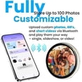 Electronic Badge Digital Display Pin, 1.8'' HD Touch Screen Bluetooth ...