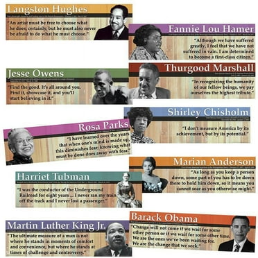 Black History Bulletin Board Set - 57 Pc., Classroom, Educational, 57 ...