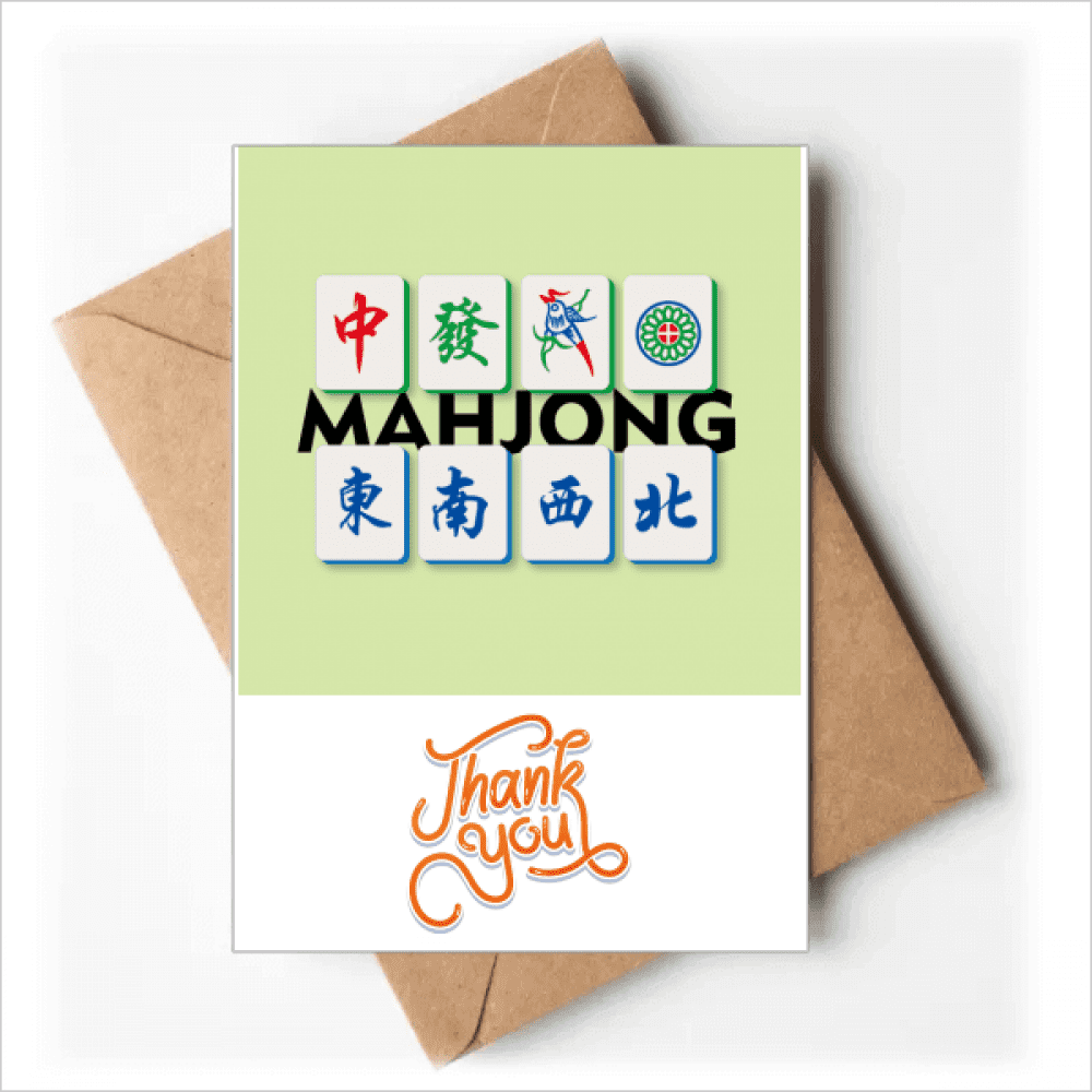 Click here for Unbranded Mahjong Face Rich Pheasant Thank You Car... prices