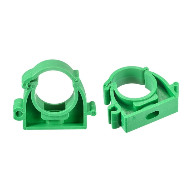 Uxcell 20mm Dia Green PPR Pipe Clamps Clips Hose Fittings with Lock ...