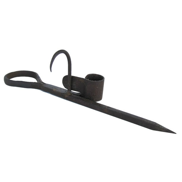 Hand Forged Iron Sticking Tommy Miner Candle Stick Miners Mining Tool ...